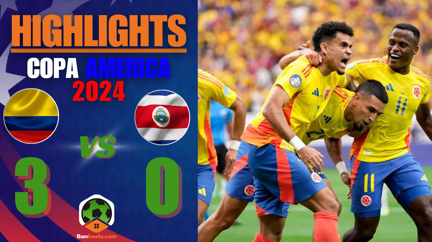 ไฮไลท์ฟุตบอลโคปาอเมริกา 2024 โคลัมเบีย 3-0 คอสตาริกา วันนี้ 29/6/67 ...