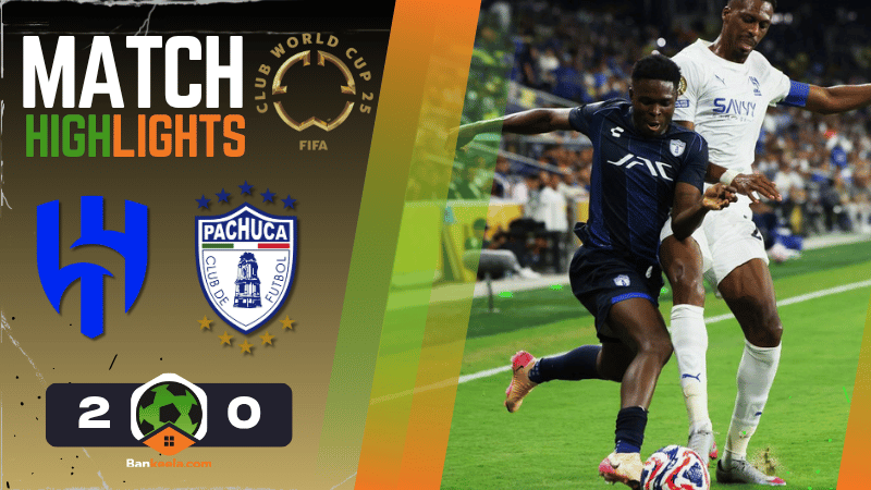 ไฮไลท์บอลฟีฟ่าคลับเวิลด์คัพ ชิงแชมป์สโมสรโลก อัล ฮิลาล 2-0 ปาชูก้า ...